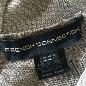 French Connection | Dresses | French Connection Silver Evening Dress ...